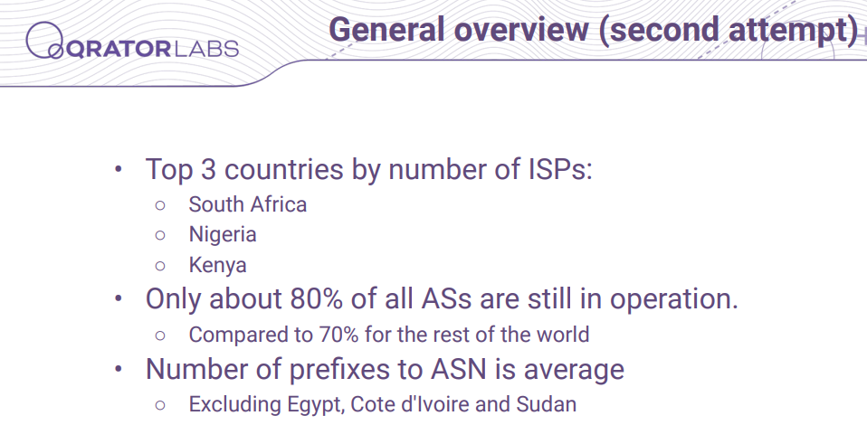 Measuring Internet region: Africa